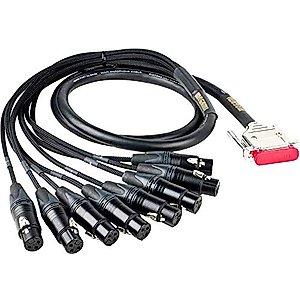 Mogami GOLD DB25-XLRF-05 Analog Recorder Cable, 8 Channel, DB25 to XLR-Female, 5 ft.