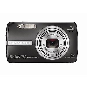 Olympus Stylus 750 7.1MP Digital Camera with Digital Image Stabilized 5x Optical Zoom and CCD Shift Stabilization (Black)