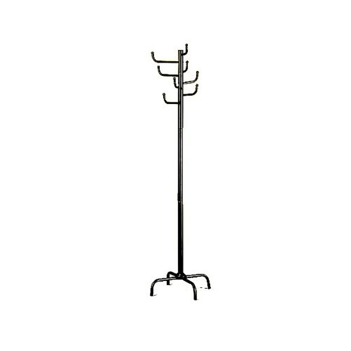 Wildon Home Grand Forks Eight Hook Coat Rack in Black 2711