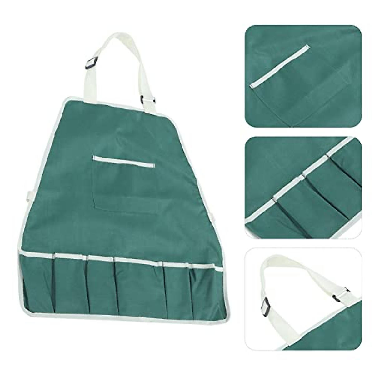 Yardwe Kids Gardening Apron 2PCS Kids Gardening Canvas Apron fruit picking apron toddler working apron with Pockets Gardening