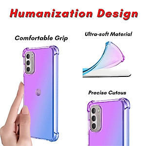 for Moto G Stylus 5G 2022 Case [Anti-Scratch] Flexible Ultra Slim Fit Soft TPU Rubber Shockproof Bumper Phone Case, Clear Protective Cover