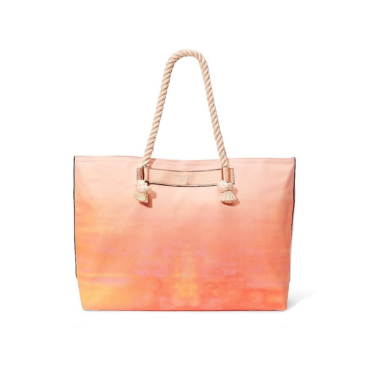 Victoria's Secret Canvas Tote Color Multi Color New