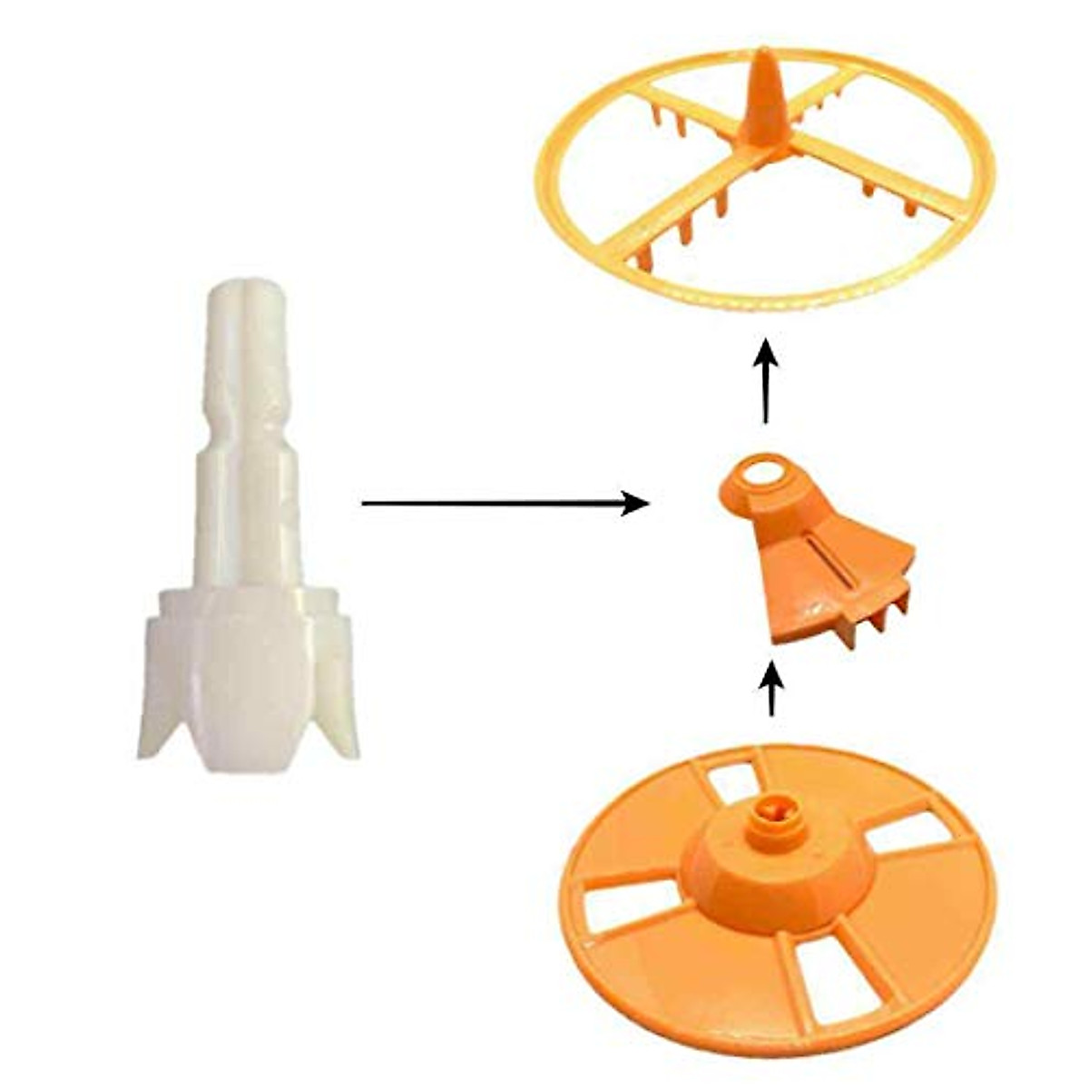 5 Pieces Replacement Parts Compatible w/Baby Brezza Formula Pro Advanced FRP0046