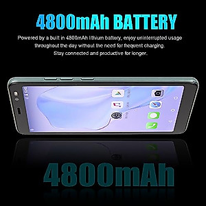 Yunseity Ultra Slim Unlocked Smartphone, Mate50 5.45 Inch 1080 * 2320 Full Screen Cellphone, for Android12 Mobile Phone 4GB RAM 32GB ROM 5MP 8MP Cameras, MTK6580M CPU, 4800Mah Battery (Green)