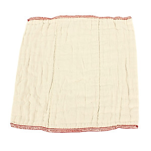 OsoCozy Better Fit Unbleached Prefold Cloth Diapers -100% Cotton, Gauze Weave, Sized for Tri Folding - Size 2 - (Premium 4x8x4 Fits 14-30 lb.) - 1 Dozen