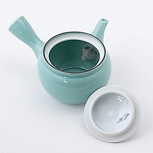 Hasamiyaki 31808 TCS014 Teapot Tea Ceremony Set, Grape Pattern, Includes Gift Box