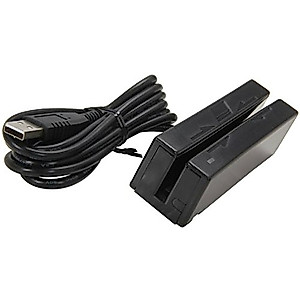 magtek 21040110 mini usb swipe rdr msr track 1/2 usb kybrd emulation/blk/6ft cab