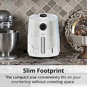Aria Air Fryers CCW-909 Aria Ceramic Air Fryer, 3Qt, White