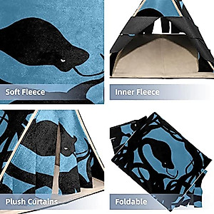 Y-DSIWX Guinea Pig House Bed, Rabbit Large Hideout, Small Animals Nest Hamster Cage Habitats Snake