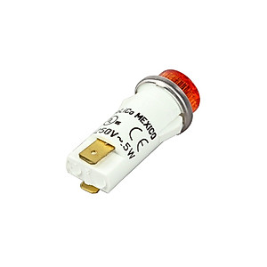 Blodgett 16539 250 Volt Round Amber Indicator Light