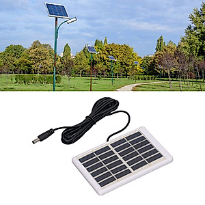 Portable Solar Panel 1.2W 6V 9V Polysilicon Crystals DC Interface Solar Charger Panel for Solar Water Pumps, Solar Lawn Lights