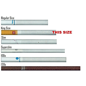 KSI Red Marble Design King Size (Reg.) Flip Top Plastic Cigarette Case