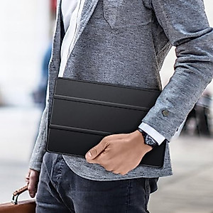 Fintie Case for Onn 11 Tablet Pro (2023 Model) - Premium Vegan Leather Slim Lightweight Hard Shell Stand Cover for ONN Pro 11 inch Tablet 100110027, Black