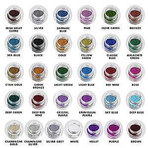 Bazayona Ultra Fine Glitter Powder 3.5oz Multi Purpose Premium Glitter for Arts & Crafts Epoxy Resin Jewelry Making Decoration Weddings Cards Flowers Cosmetic Body Nails Hair - Purple