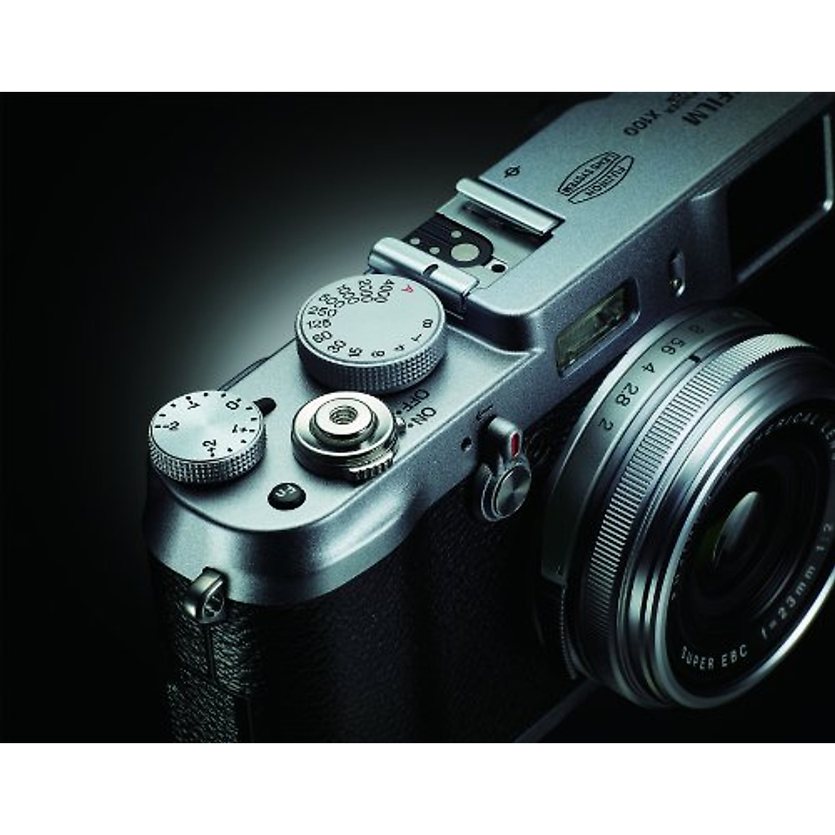 FUJIFILM FinePix X100 APS-C CMOS EXR Digital Camera with 23mm Fujinon Lens and 2.8-Inch LCD - International Version (No Warranty)