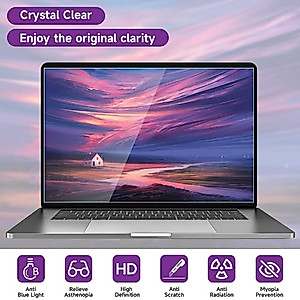 2 Pack 14 Inch Anti Blue Light Screen Protector for HP 14" Laptop/HP Pavilion 14/HP Chromebook 14/HP Stream 14/HP ProBook 14/Acer Chromebook 14/Acer Aspire 14/Acer Chromebook 314|514/Asus Chromebook C425/Asus VivoBook 14, Eye Protection Anti Glare Screen