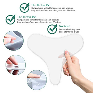 Chest Wrinkle Pads, use a Reusable Face Wrinkle Patches While Sleeping for Forehead & Between Eyes Medical Grade Care Décolleté Anti-Wrinkle Chest Pads Smooth & Prevent Wrinkles Patches