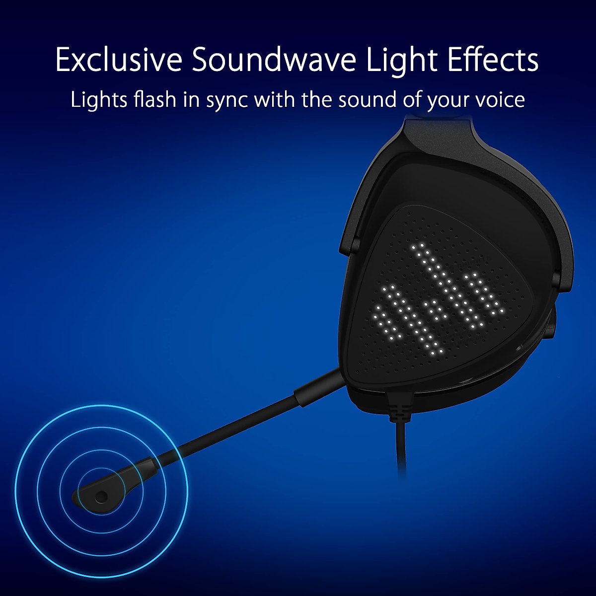 ASUS ROG Delta S Animate Gaming Headset | Customizable AniMe Matrix LED Display, AI Noise-Canceling Mic, Hi-Res ESS 9281 Quad DAC, Lightweight, USB-C, For PC, Mac, PS5, Switch and Mobile Devices,Black