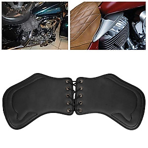 Fockety Engine Heat Shield, 2pcs Heat Shield Deflector, Heat Insulation Motorbike for Motorcycles Decorating