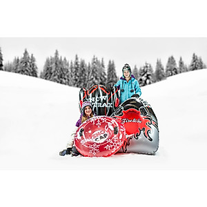 Poolmaster SNO Cap Inflatable Snow Tube and Snow Sled with Handles