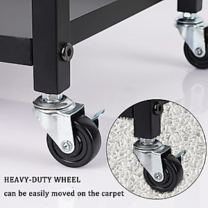 Cathyeen Blueprint Storage Rack Blueprint Holder Metal Blueprint Storage Cart with Wheels 12 Slots Roll File Holder for Home Office School to Storage Blueprint Poster Architectural (Black 12 Slots)