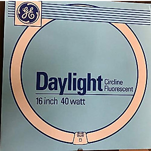 GE 6 Pieces 11052 FC16T9/D 40 Watts 16 Inches 4 Pin Long Circular T9 Fluorescent Tube Light Bulb