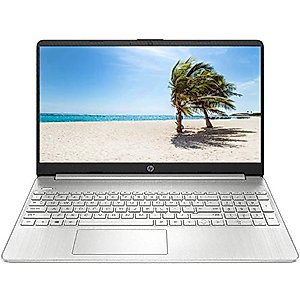 HP 15 Laptop Computer I 15.6" HD Touchscreen Display I 10th Gen Intel Quad-Core i5-1035G1 (>i7-8550U) I 8GB DDR4 512GB SSD I Webcam HDMI Win 10 + 16GB Micro SD Card