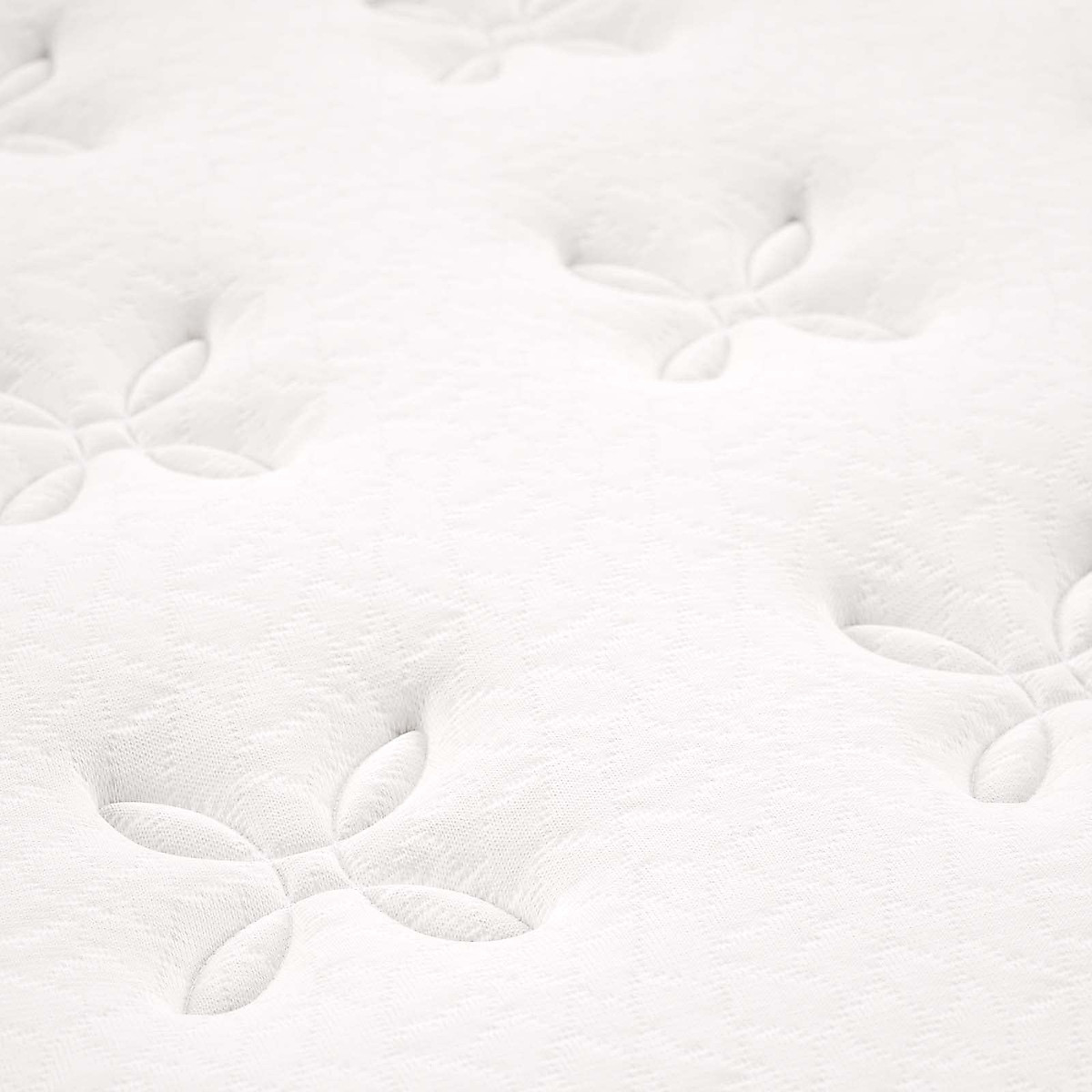 Modway Jenna 10” Innerspring and Memory Foam Twin XL Mattress With Individually Encased Coils, White