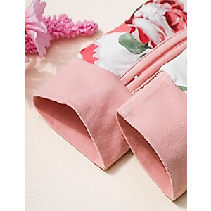 Baby Girl Clothes 0 3 Months Long Sleeve Onesies for Baby Girl Flowers Printed Baby Clothes for Girls 0-3 Months Baby Girl Clothes