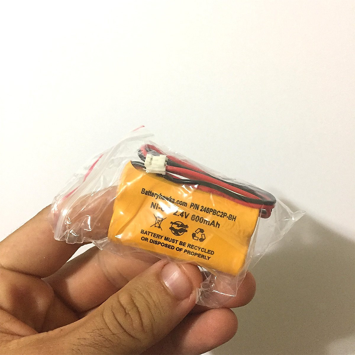 BP2-A LITE Ni-CD 2.4v 600mAh CSXWREB3 Battery BP2A BP2-0A 0BP2-0A 2.4v 600mAh Ni-CD Battery Pack Replacement for Exit Sign Emergency Light