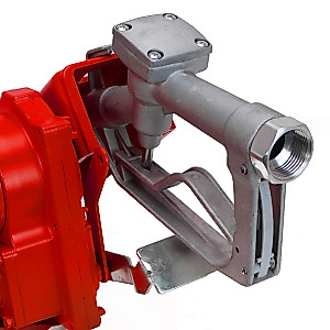 XtremepowerUS 12 Volt DC 20GPM Gasoline Fuel Transfer Pump Self-Priming Kerosene Extractor Pump with Nozzle Kit and Hose