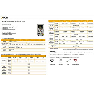 DC Power Supply OWON SP6101 1 Channel MAX 150W Output Power Supply 60V 10A