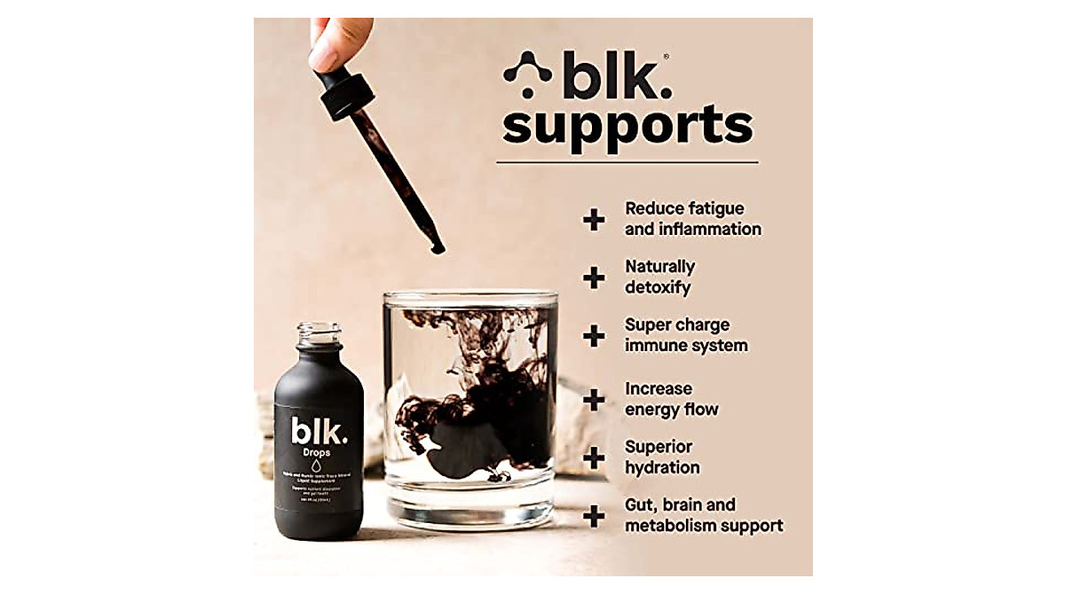 blk. Mineral Drops: Fulvic & Trace Minerals for Hydration