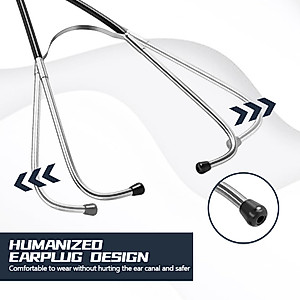 WINUERK Mechanic Stethoscope, Automotive Engine Diagnostic Sensitive Hearing Tool, Automotive Stethoscope Kit, Car Stethoscope Automotive Engine Diagnostic Tool for Cars, Trucks and Motorcycles