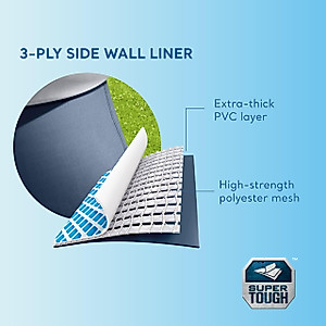 Intex Easy Set 8 Foot x 30 Inch Round Inflatable Top Ring Outdoor Backyard Above Ground Swimming Pool for Kids and Adults with 330 GPH Filter Pump