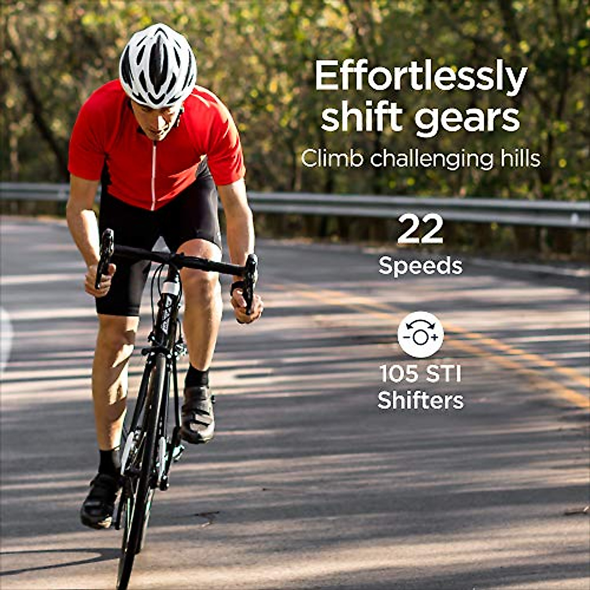 Schwinn Fastback Carbon Road Bike, Fastback Carbon 105, 48cm/Small Frame , Matte Black