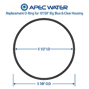 APEC Water Systems Replacement O-Ring For 10" or 20" Big Blue and Clear Water Filter Housing (O-RING-HB)