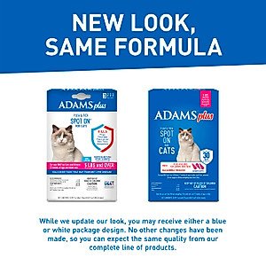 Adams Plus Flea & Tick Spot On for Cats 5 lbs and Over 3 Month Supply