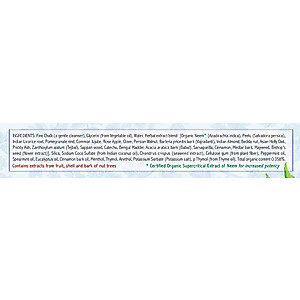 Auromere Ayurvedic Herbal Toothpaste, Fresh Mint - Vegan, Natural, Non GMO, Flouride Free, Gluten Free, with Neem & Peelu (4.16 oz), 5 Pack