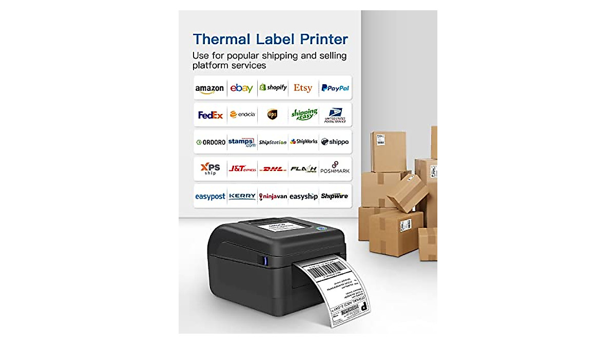 POLONO PL420 4x6 Thermal Label Printer - Fast Shipping Label Printing