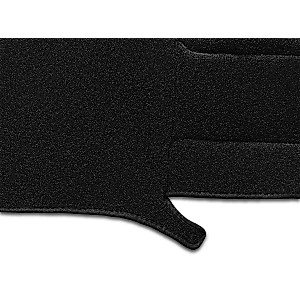 Yiz Dashboard Cover Dash Cover Mat Fit for Ford F150 F250 F350 Bronco 1992 1993 1994 1995 1996 1997 (Black) J20