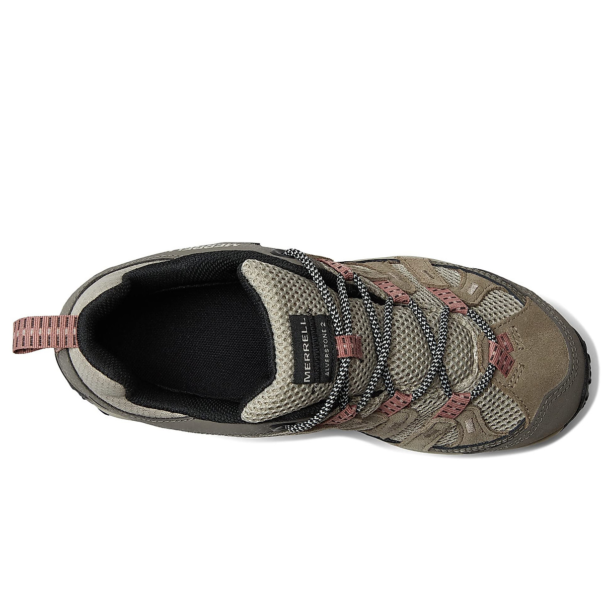 Merrell Women's Alverstone 2 Waterproof Hiking Shoe, Aluminum, 8 Wide