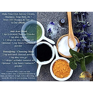 Activated Hardwood Charcoal Powder by Schizandu Vegan 100% | Supports Skin, Body, Teeth Whitening (Hardwood Charcoal Powder)