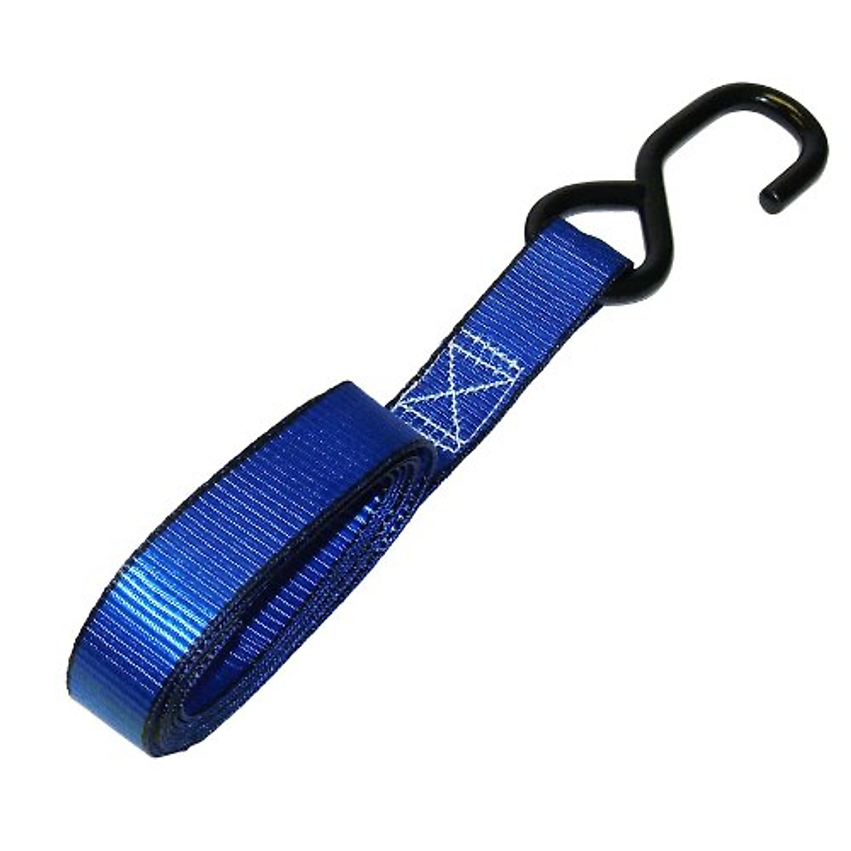 Everest Premium Ratchet Tie Down – 1 PK – 1 IN – 10 FT – 400 LBS Working Load – 1200 LBS Break Strength – Cambuckle Alternative – Cargo Straps Perfect for Moving Appliances, Lawn Equipment and Motorcycles