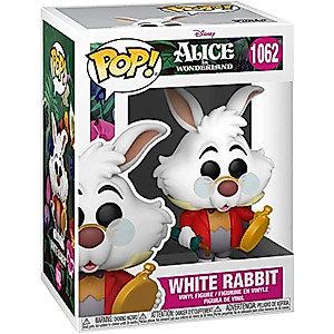 White Rabbit w/Watch Pop #1062 - Alice in Wonderland 70th Anniversary Vinyl Figure (Bundled with Plastic Protector Case/Box)