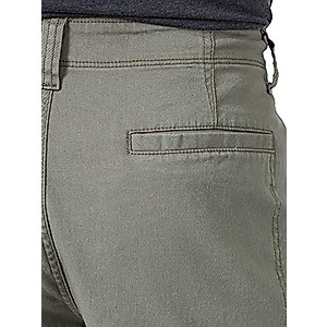 Wrangler Authentics Men's Classic Cargo Stretch Short, Dusty Olive, 36