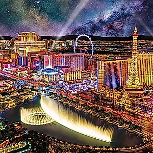 Buffalo Games - Las Vegas Night - 300 Large Piece Jigsaw Puzzle