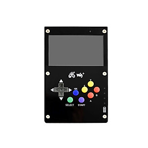 waveshare GamePi43 Portable Video Game Console Compatible with Raspberry Pi B+/2B/3B/3B+ 4.3inch IPS Display 800×480 Pixels Raspberry Pi 3B+ Included