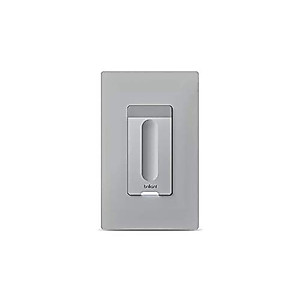 Brilliant Smart Dimmer Switch (Gray) — Compatible with Alexa, Google Assistant, Apple HomeKit, Hue, LIFX, SmartThings, TP-Link, Wemo and More