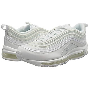 Nike womens Air Max 97 Trail Running Shoes, White/White-pure Platinum, 8